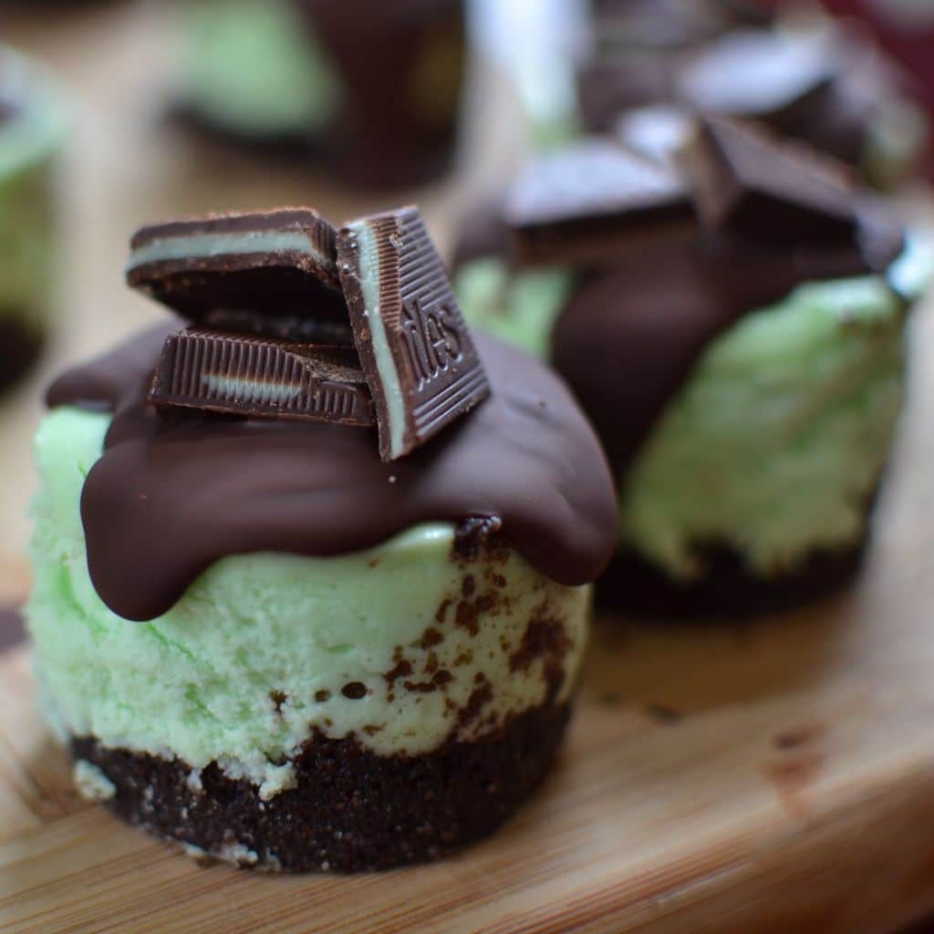 Andes Mint Mini Cheesecakes | Small Town Woman