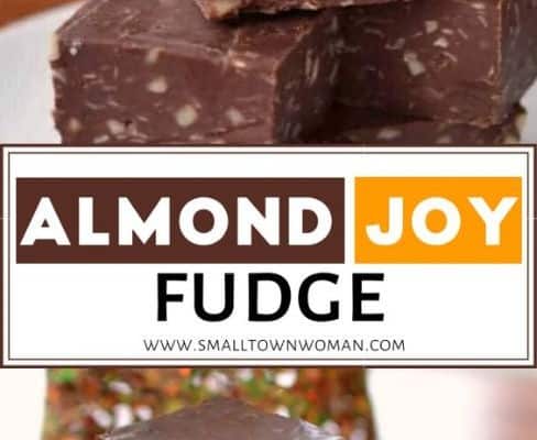 Foolproof Almond Joy Fudge | Small Town Woman