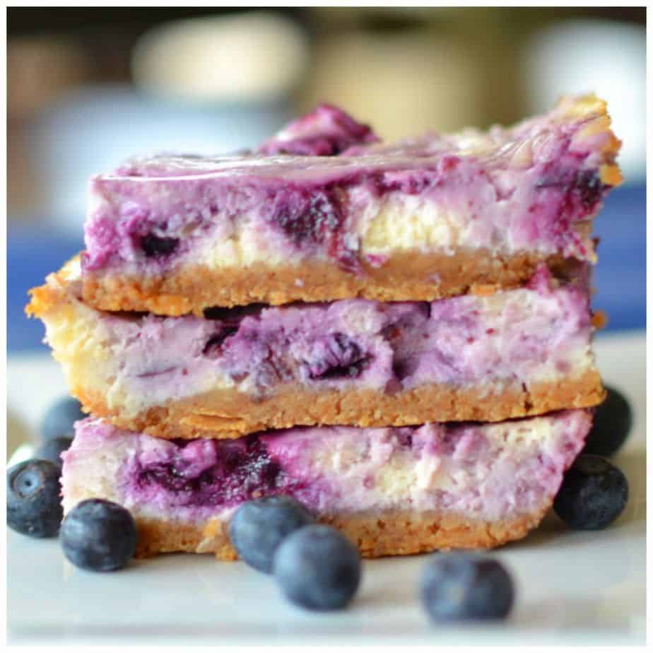 Blueberry Cream Cheese Bars | Small Town Woman