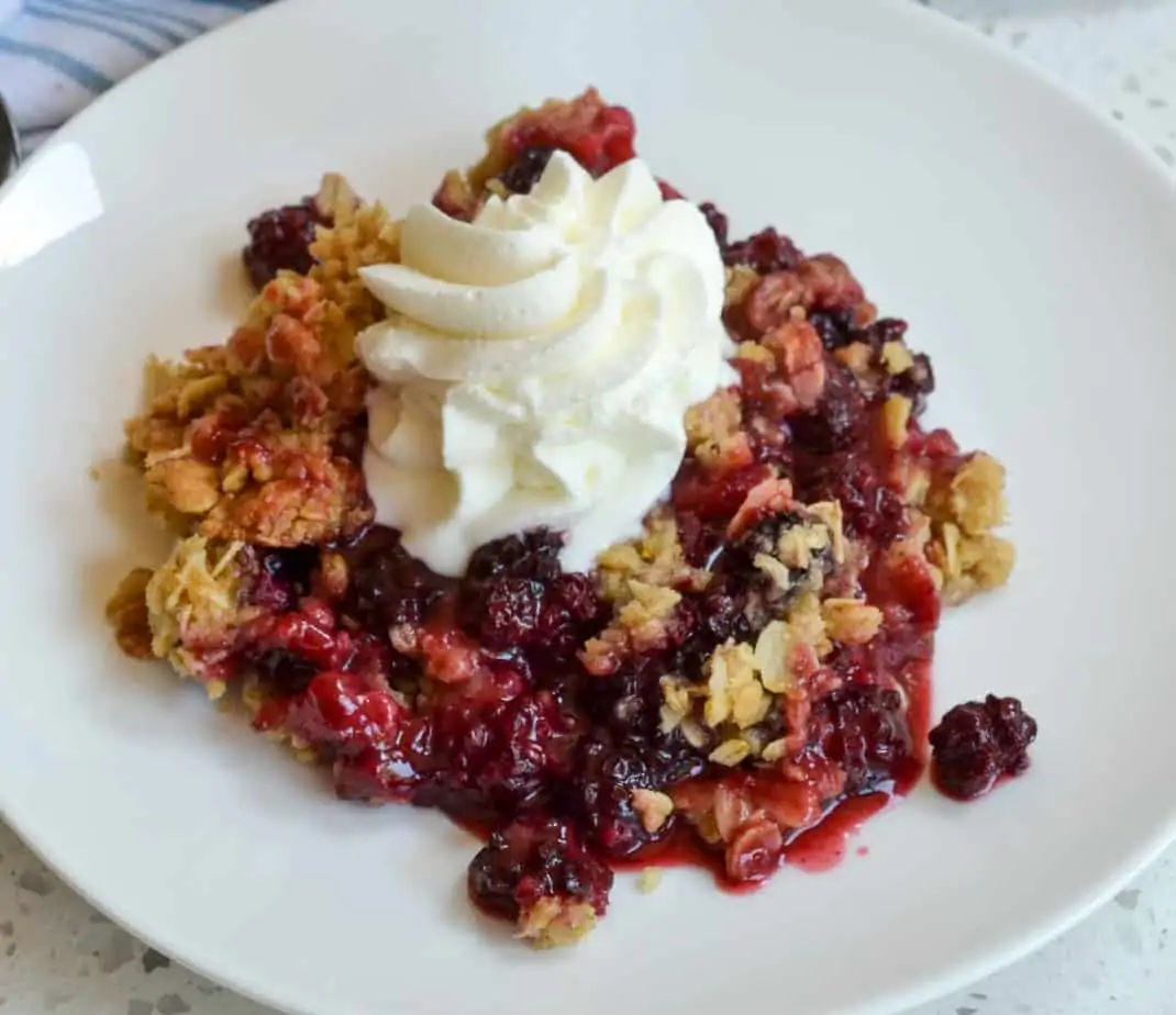 Blackberry Crisp Recipe (Love at First Bite)