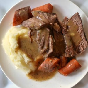 Slow Cooker Pot Roast Recipe - Small Town Woman