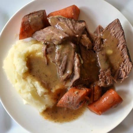 Slow Cooker Pot Roast Recipe - Small Town Woman