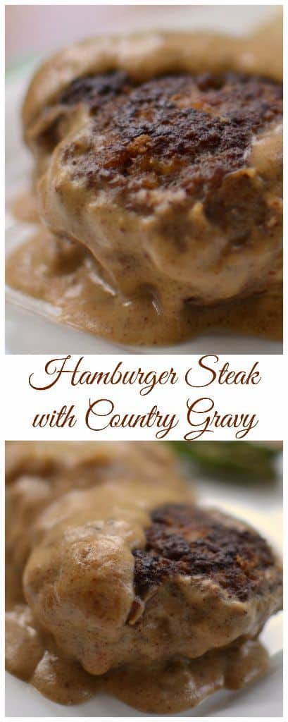 Hamburger Steak with Country Gravy | Small Town Woman