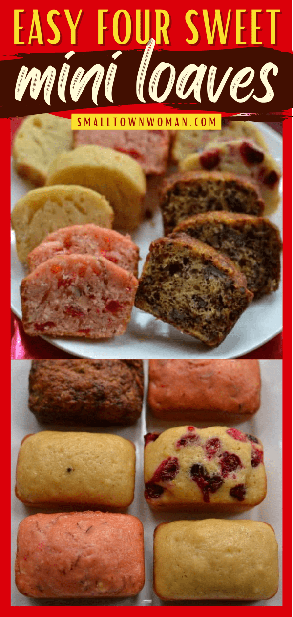 Four Sweet Mini Loaves from One Dough - Small Town Woman