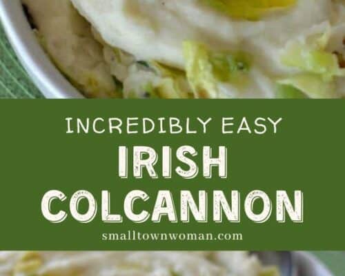 Traditional Irish Colcannon: Mashed Potatoes and Cabbage