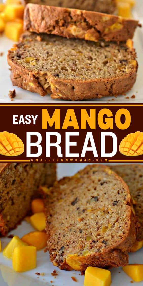 Easy Mango Bread - Small Town Woman