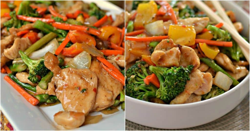 Easy Basic Chicken Stir Fry | Small Town Woman