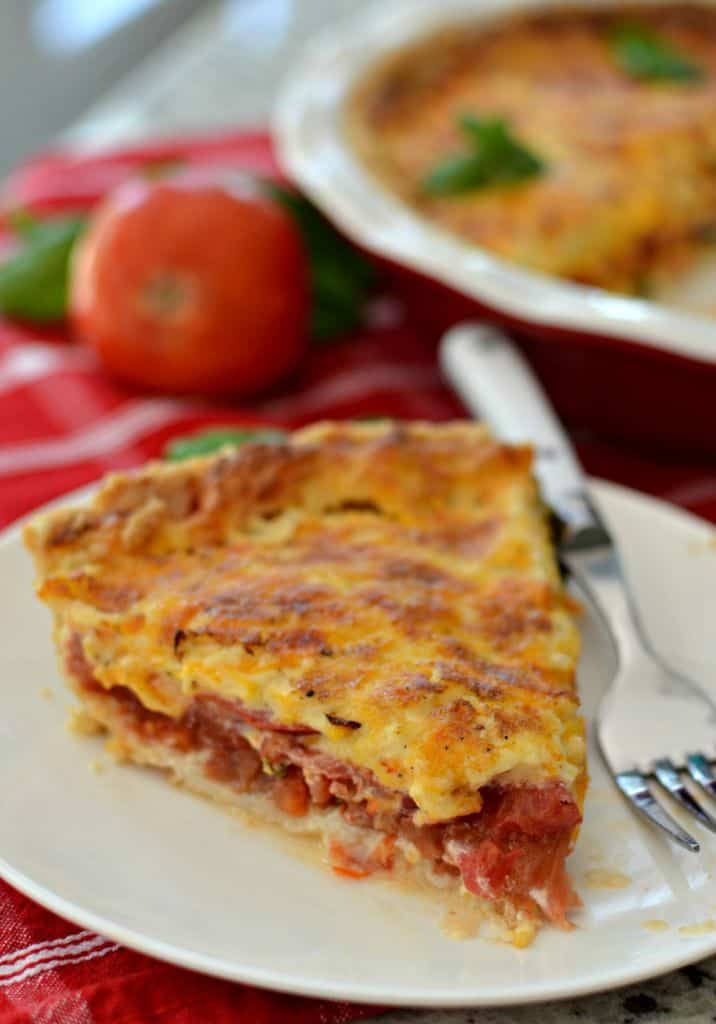 Tomato Pie (A Gardener and Tomato Connoisseurs Delight)