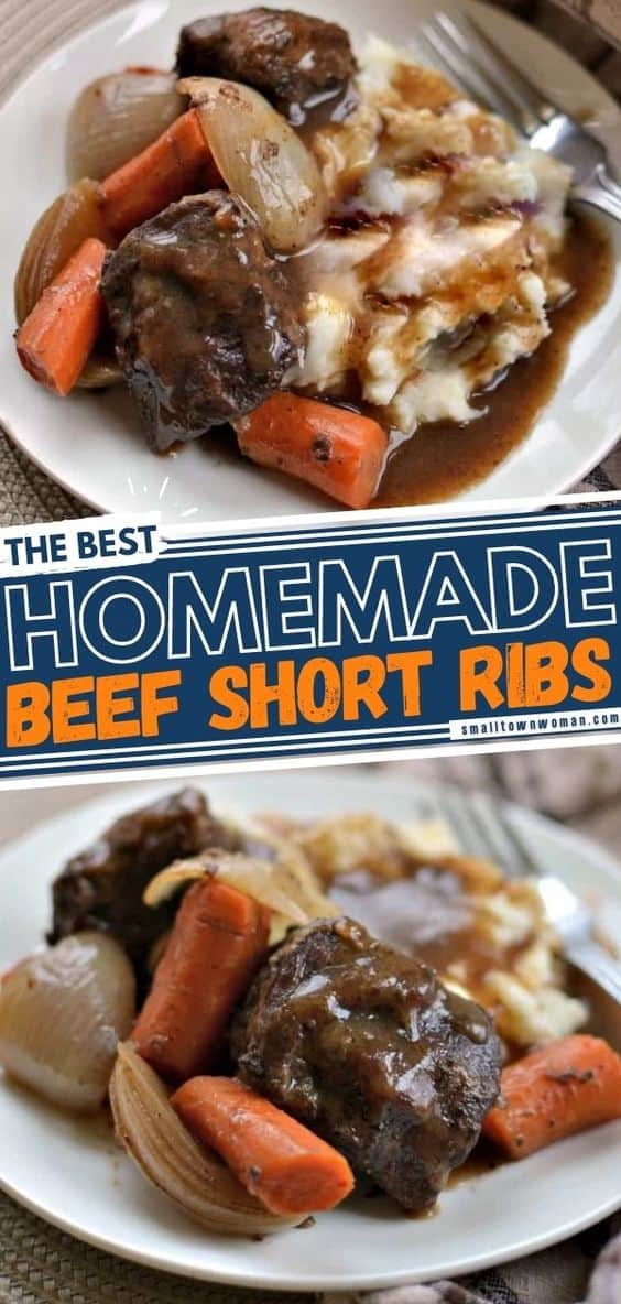 Beef Short Ribs Recipe - Small Town Woman