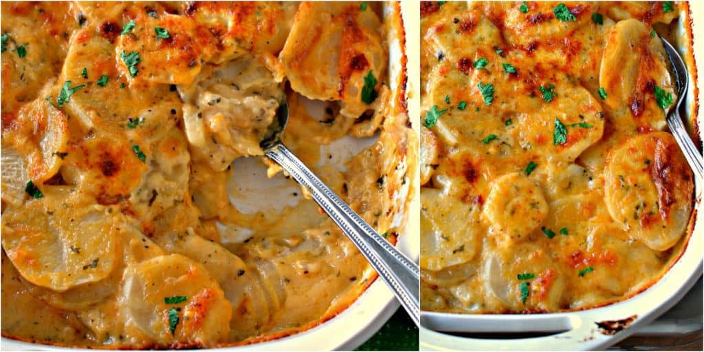 Homemade Cheesy Scalloped Potatoes | Small Town Woman
