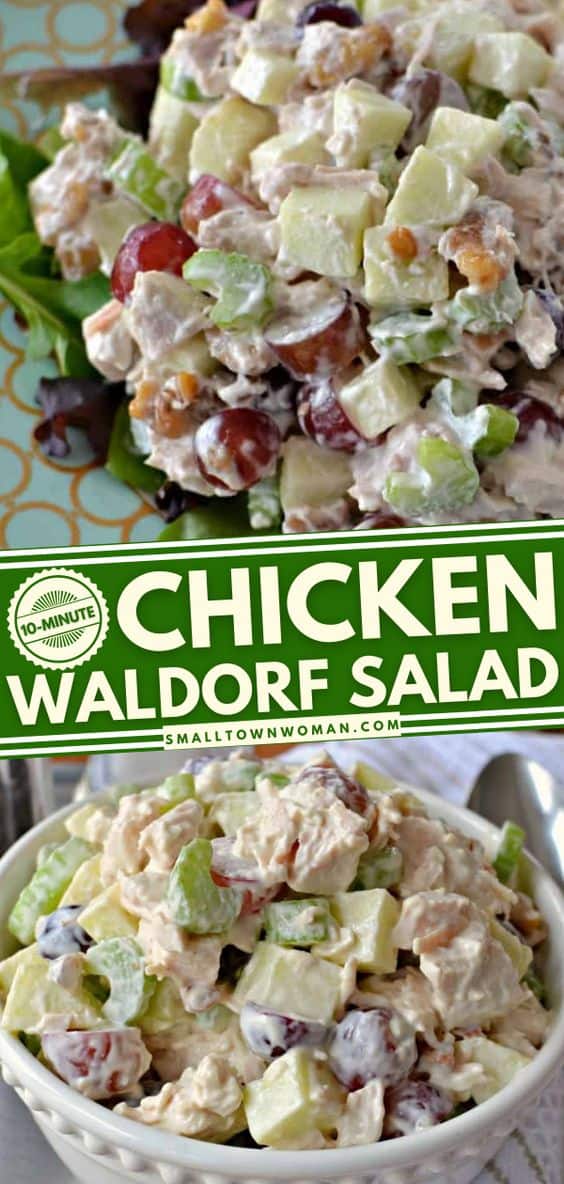 Chicken Waldorf Salad (A Ten Minute Family Favorite)