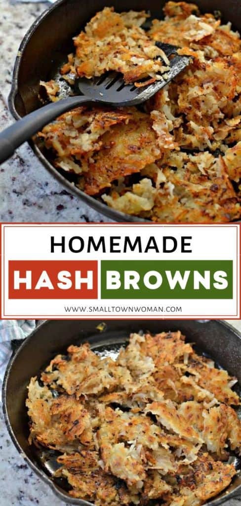 Homemade Hash Browns - Crispy Golden Brown Edges
