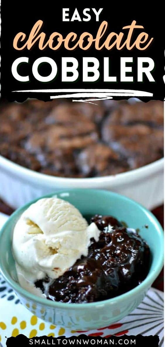 Chocolate Cobbler (A Classic Southern Fudgy Chocolate Dessert)
