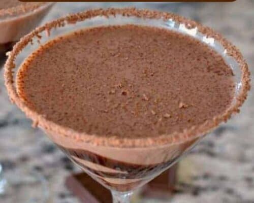 Chocolate Martini Cocktail | Small Town Woman