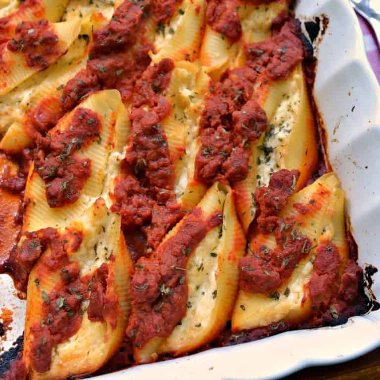 Ricotta Stuffed Shells | Small Town Woman