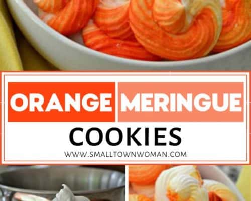 Orange Meringue Cookies | Small Town Woman