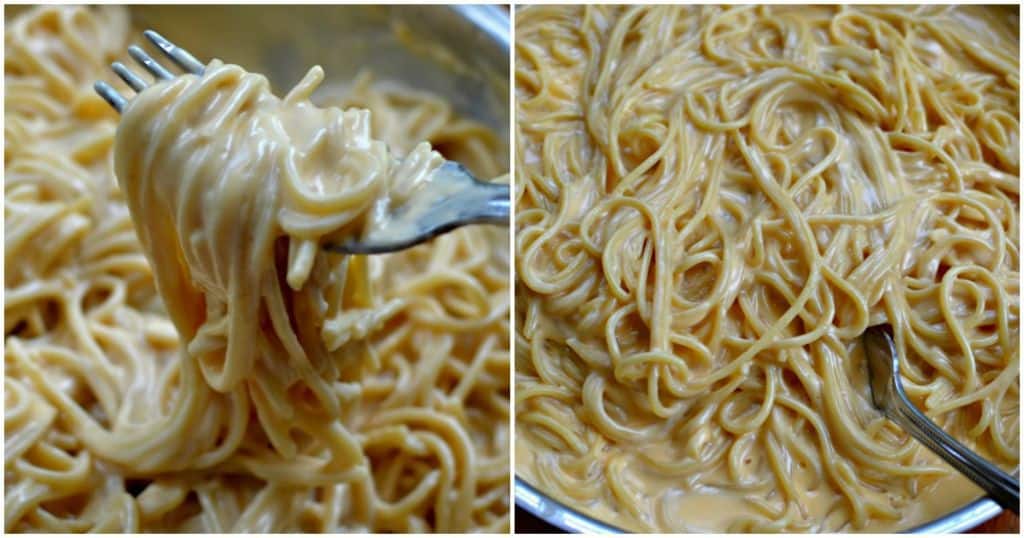 Easy Cheesy Spaghetti - Small Town Woman