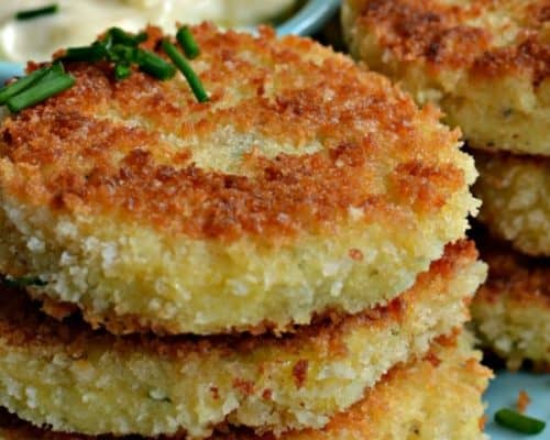 Potato Croquettes with Aioli Dipping Sauce | Small Town Woman