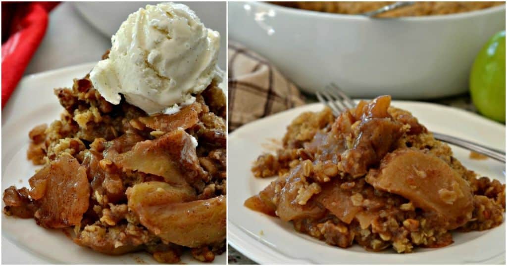 Easy Apple Crisp Recipe - Small Town Woman