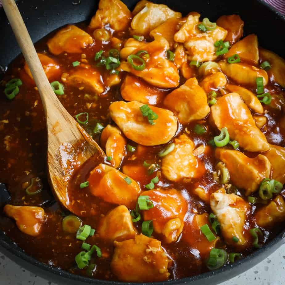 Easy Bourbon Chicken