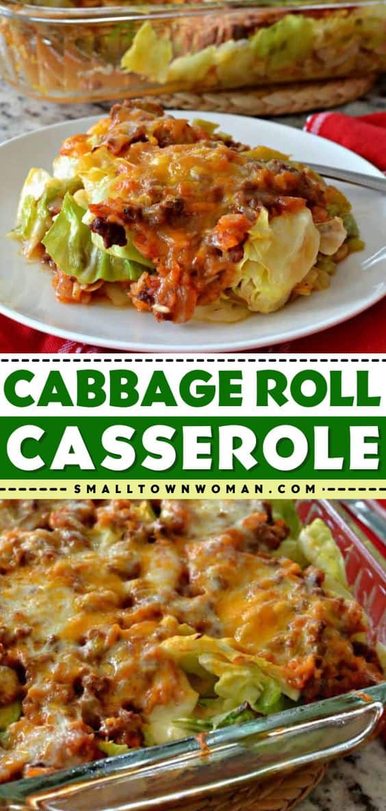 Cabbage Roll Casserole Recipe | Small Town Woman