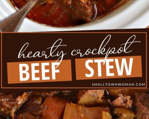 Crock Pot Beef Stew for Two | Small Town Woman