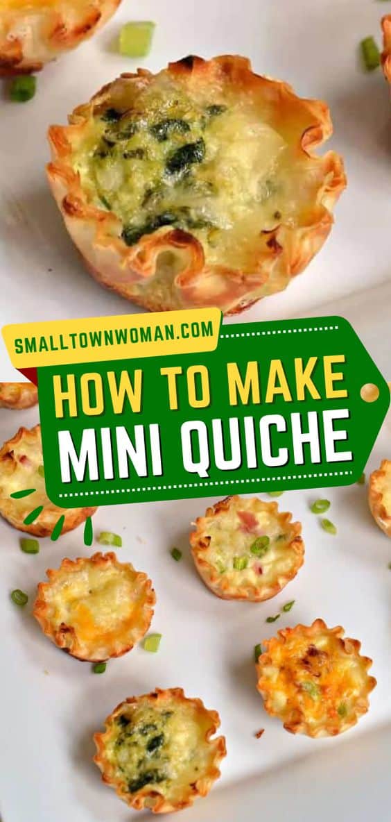 Mini Quiche Recipe | Small Town Woman