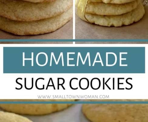 Easy Homemade Sugar Cookies | Small Town Woman