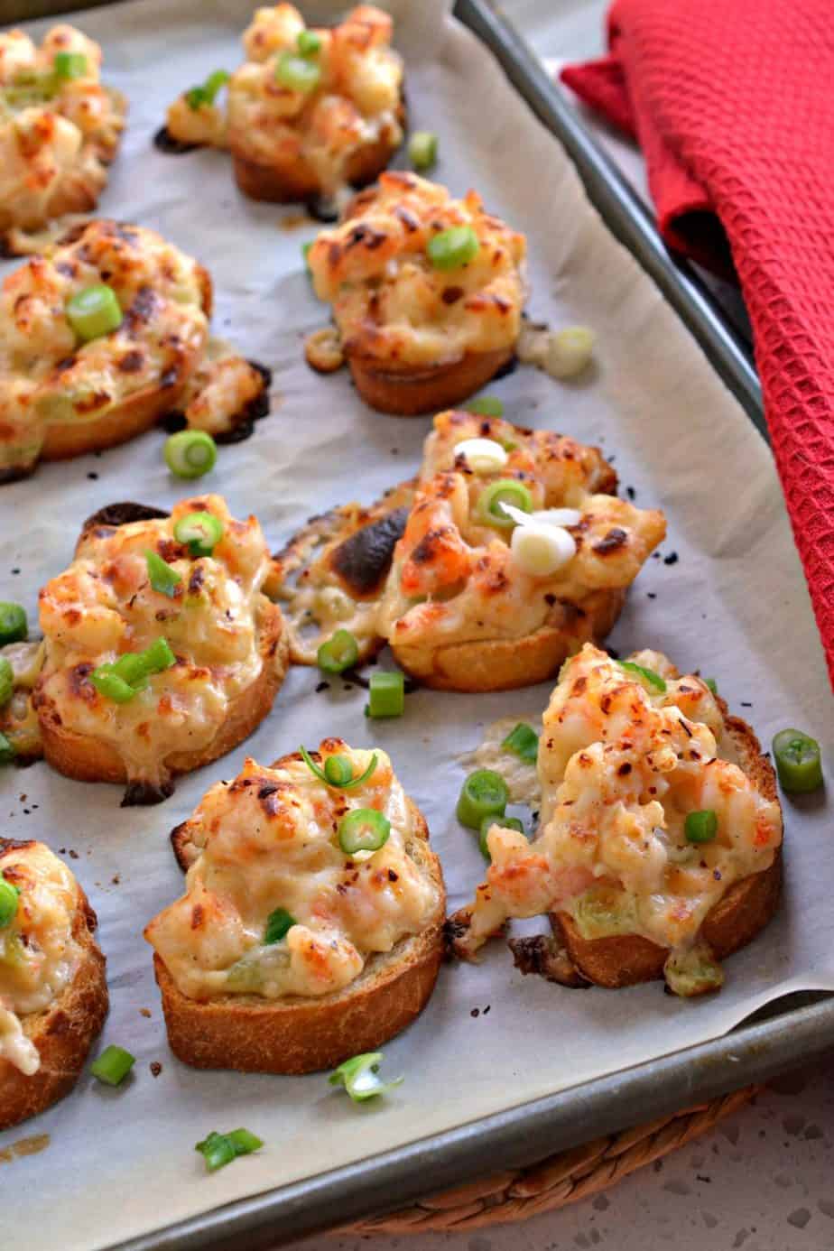 Baked Shrimp Toast - Small Town Woman