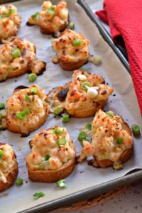 Baked Shrimp Toast - Small Town Woman