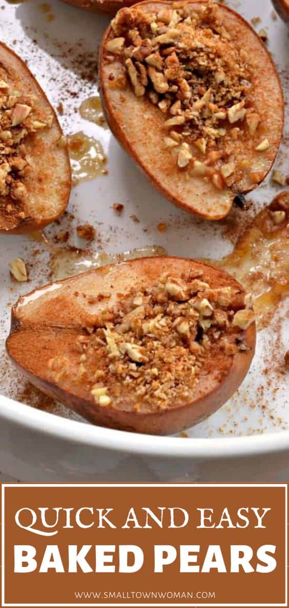 Easy Baked Pears | Small Town Woman