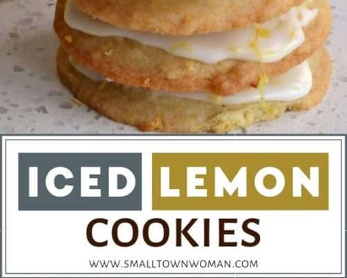 Iced Lemon Cookies | Small Town Woman