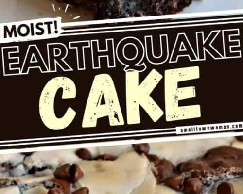 Earthquake Cake | Small Town Woman