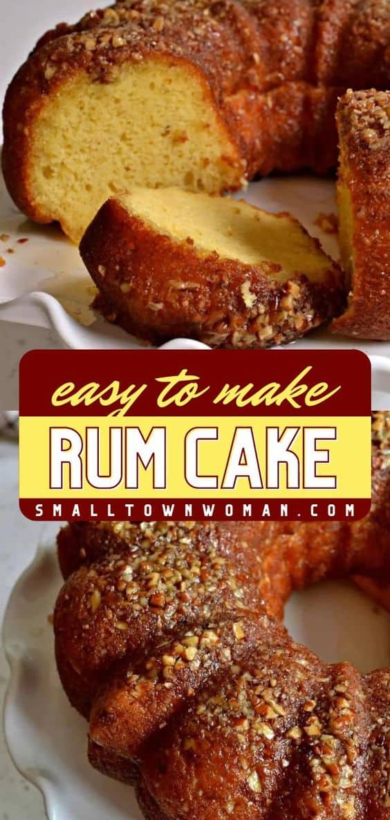 Easy Rum Cake - Small Town Woman