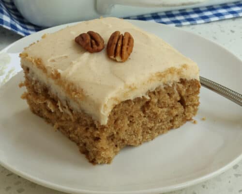 Easy Applesauce Spice Cake | Small Town Woman