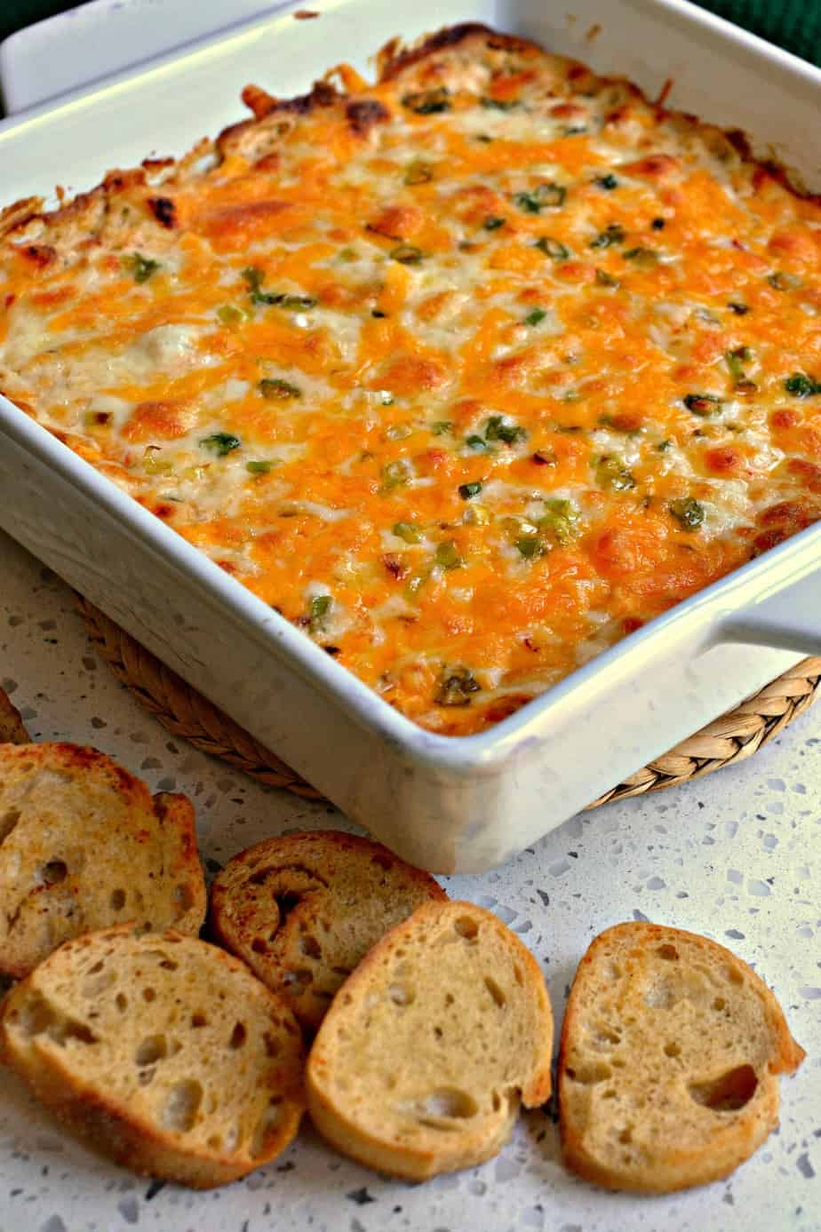 Crab Dip (the most scrumptious cheesy creamy party dip)