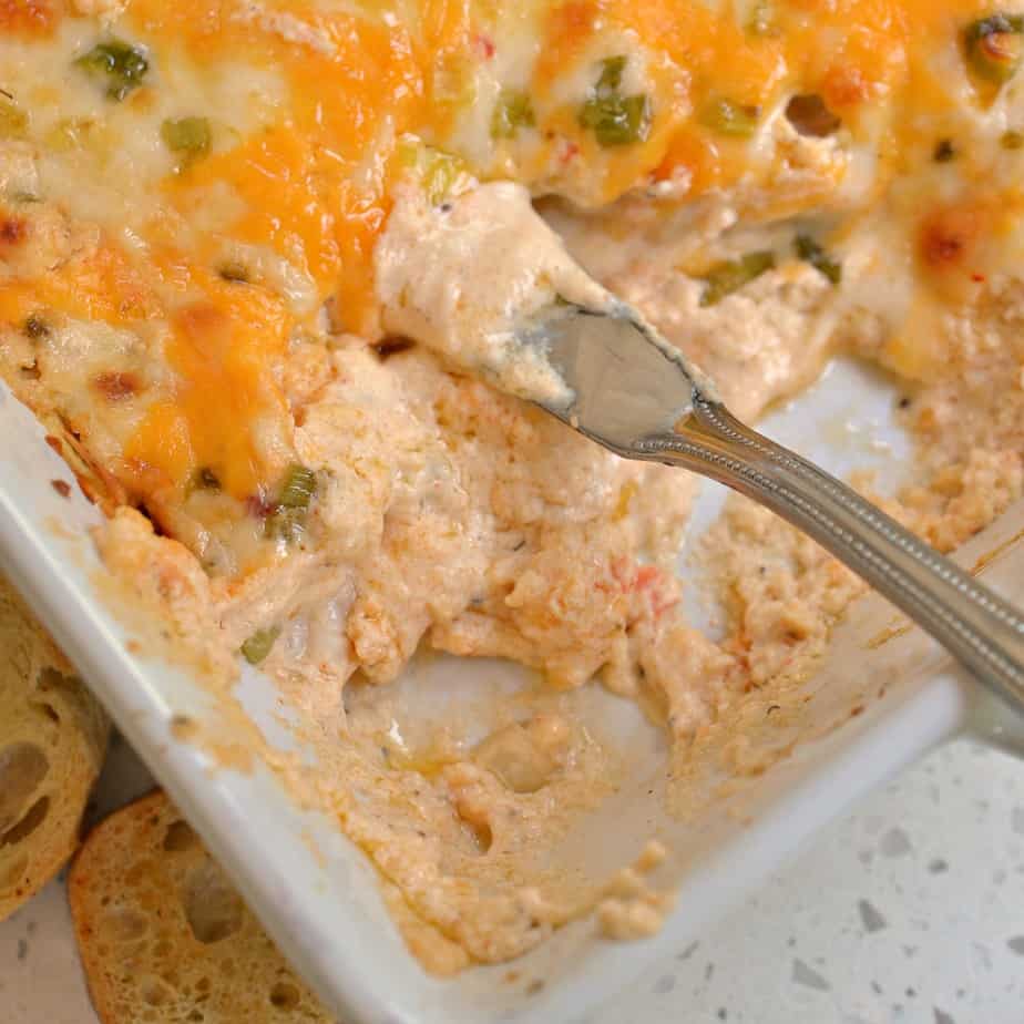 Crab Dip (the most scrumptious cheesy creamy party dip)