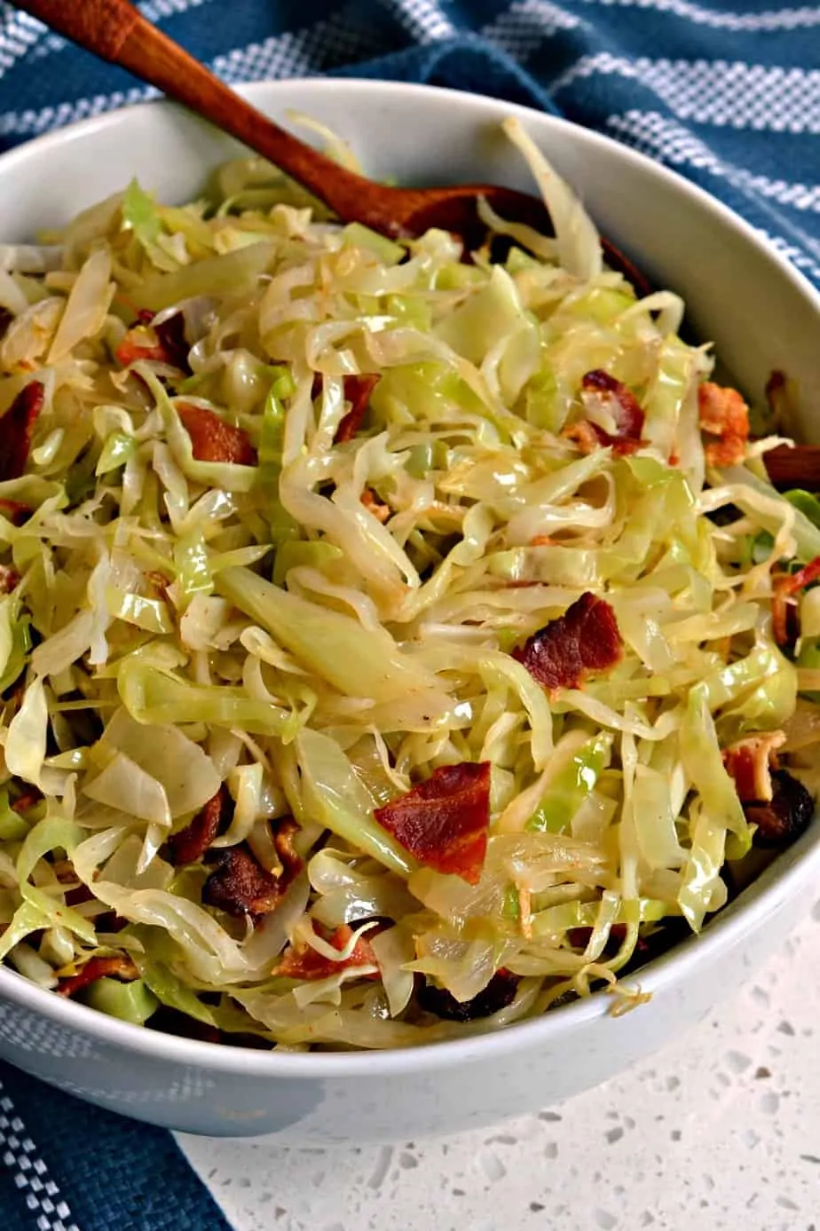 Easy Fried Cabbage Recipe | Small Town Woman