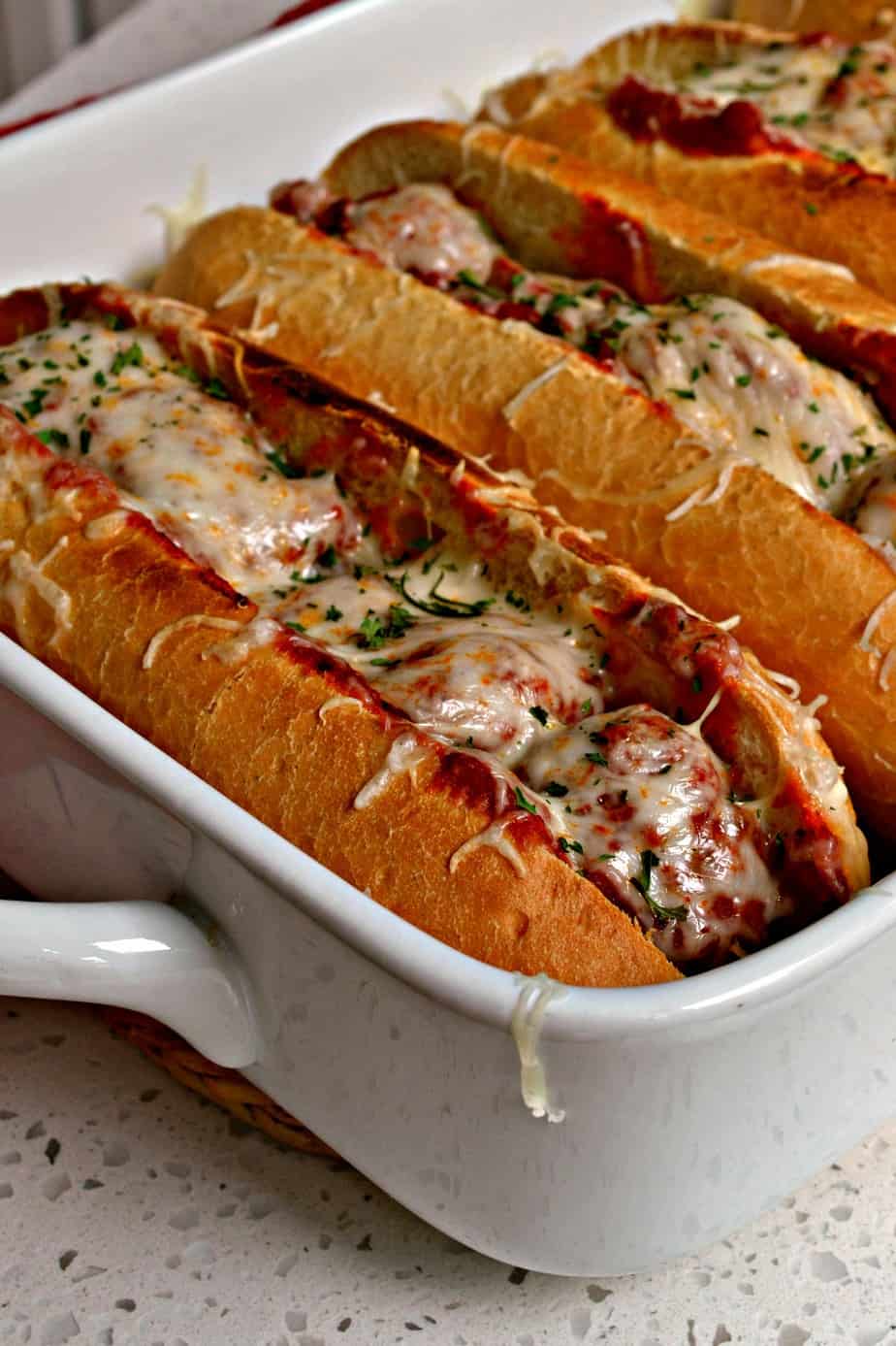 Meatball Subs with Fresh Homemade Beef Meatballs