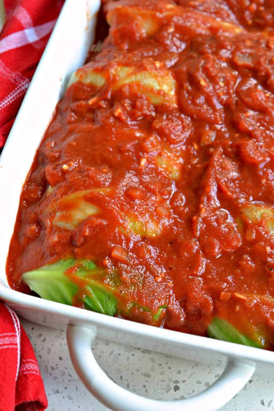 Classic Cabbage Rolls with Homemade Sauce | Small Town Woman