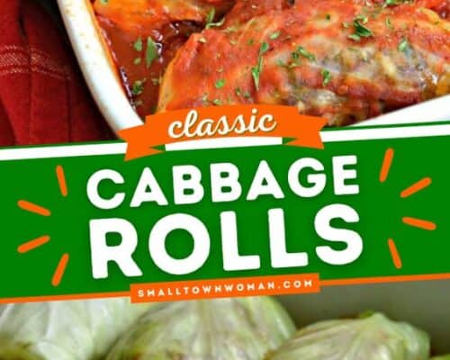 Classic Cabbage Rolls with Homemade Sauce | Small Town Woman