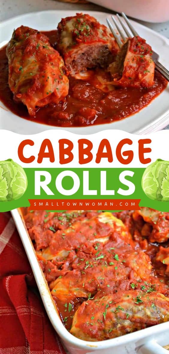 Classic Cabbage Rolls with Homemade Sauce | Small Town Woman