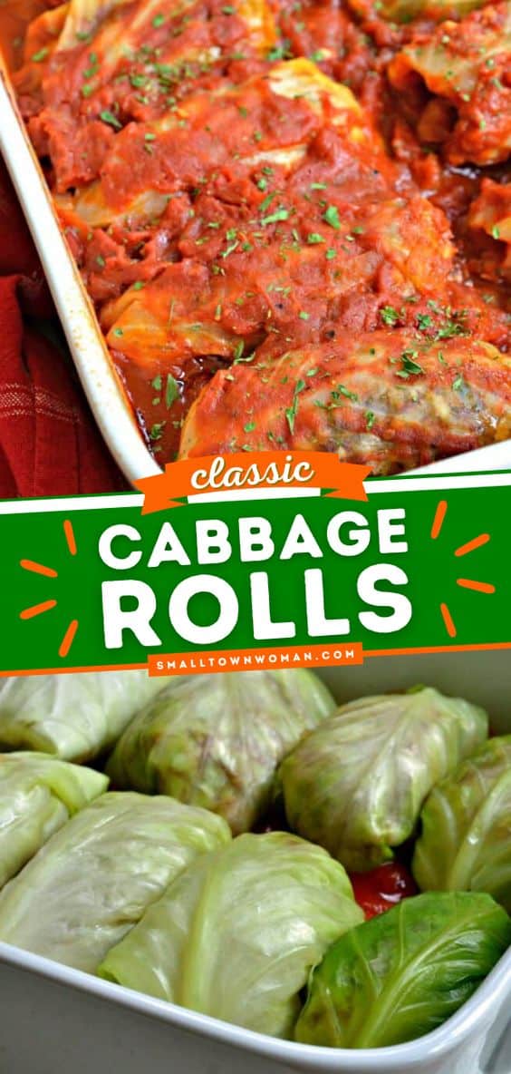 Classic Cabbage Rolls with Homemade Sauce | Small Town Woman