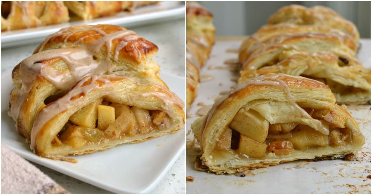 Apple Strudel with Easy Puff Pastry | Small Town Woman