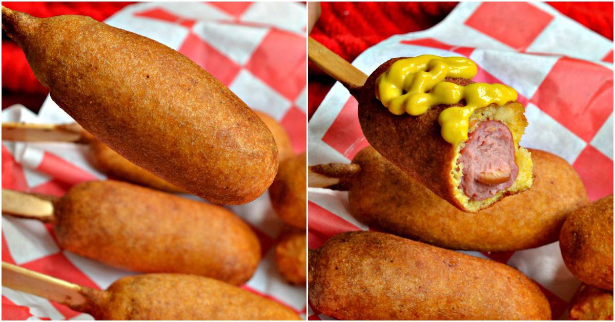 Mini Corn Dog Recipe | Small Town Woman