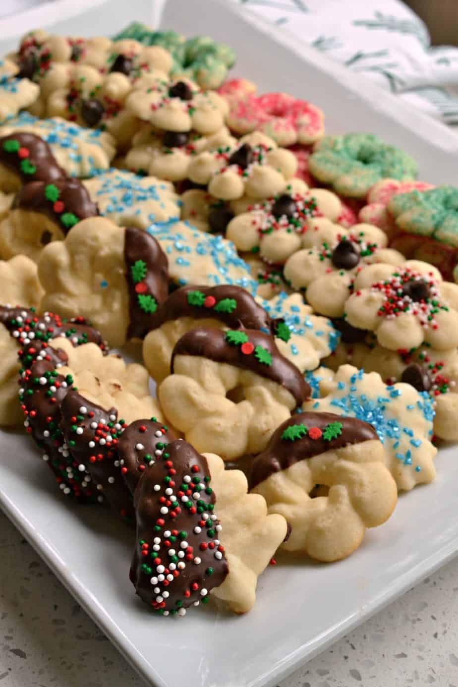 How To Decorate Spritz Cookies