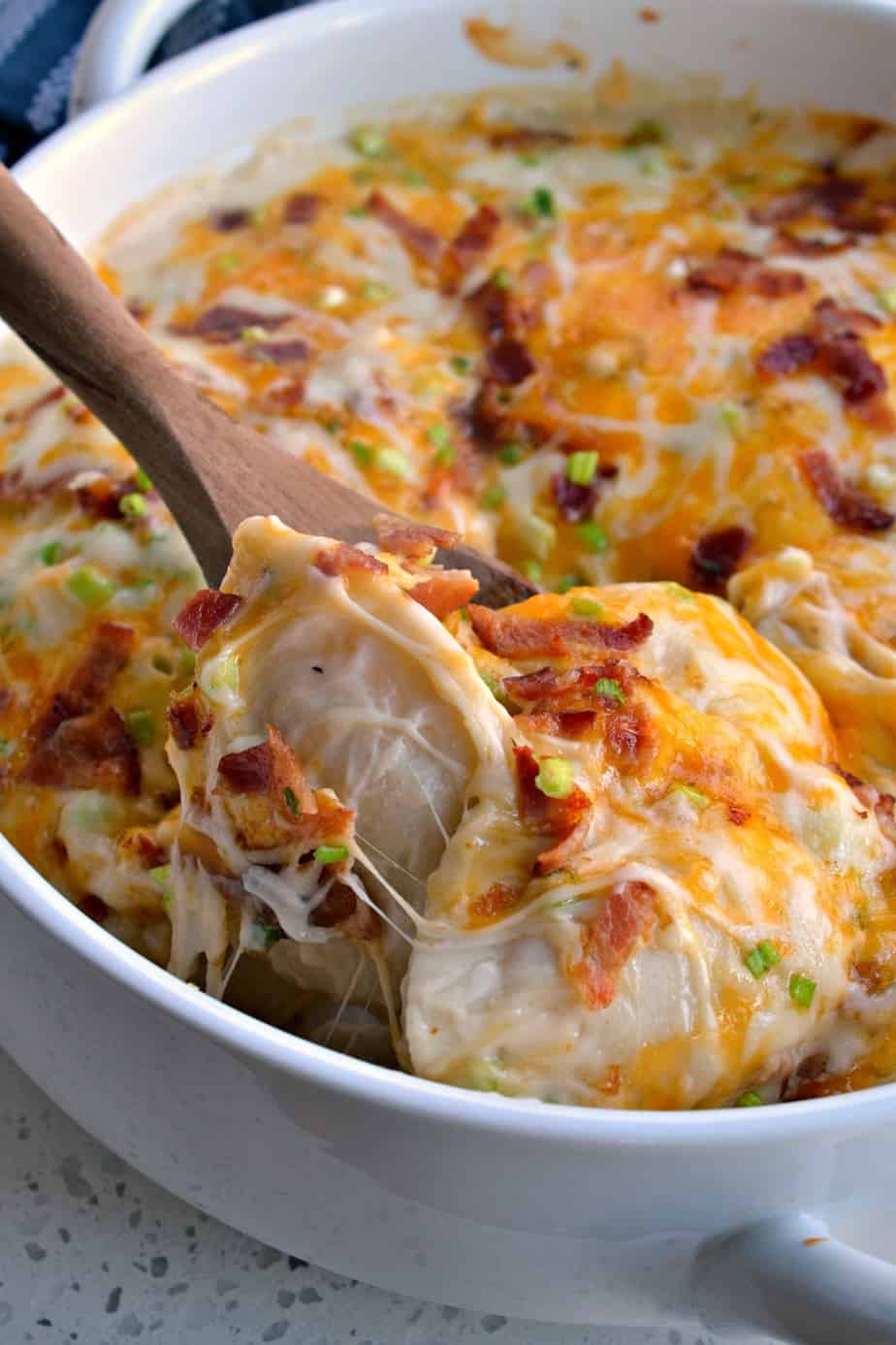 Cheesy Pierogi Casserole | Small Town Woman