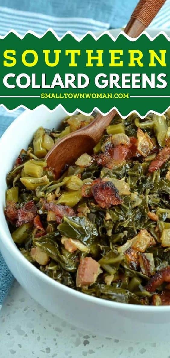 Southern Collard Greens - Small Town Woman