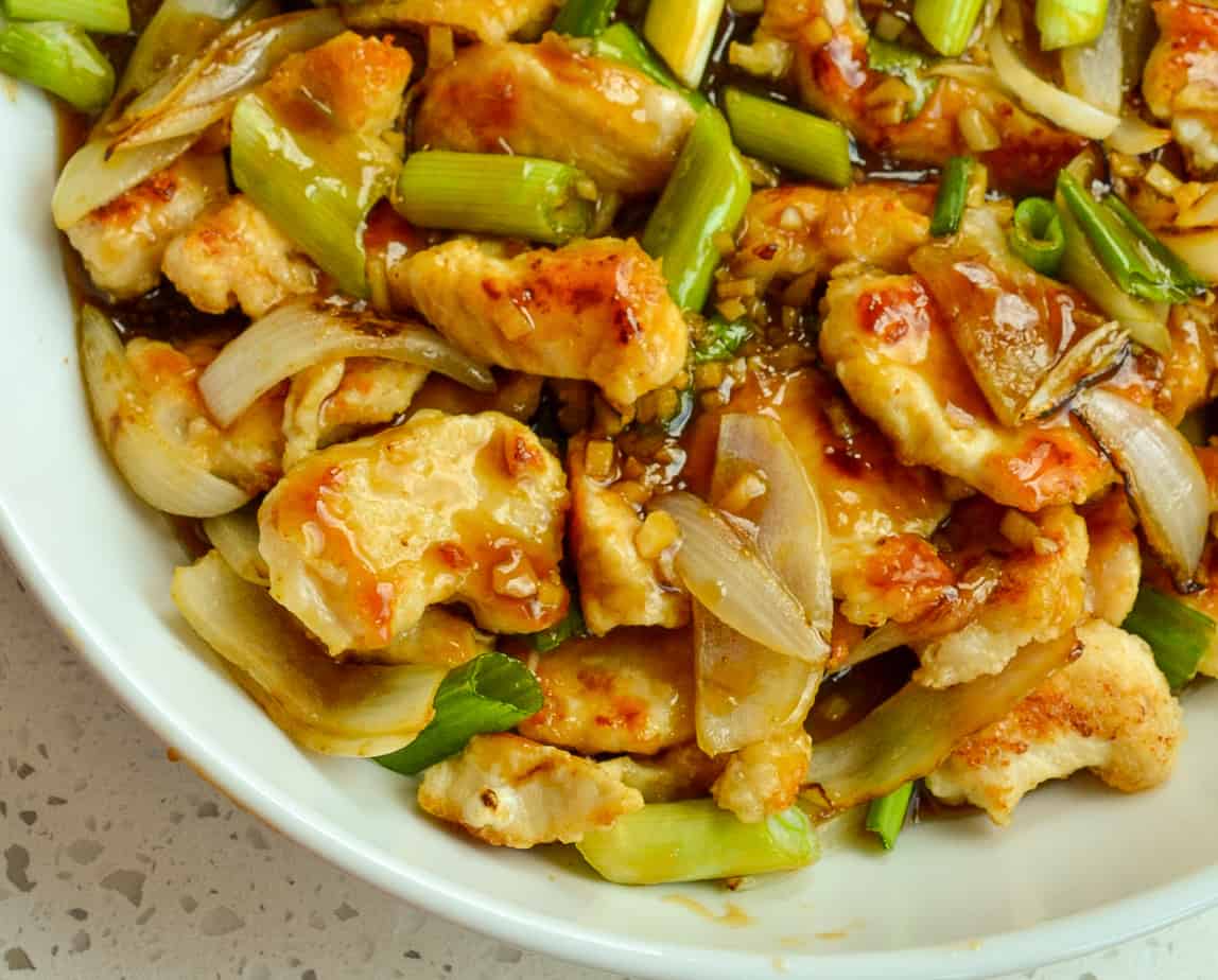 Mongolian Chicken Chinese Food