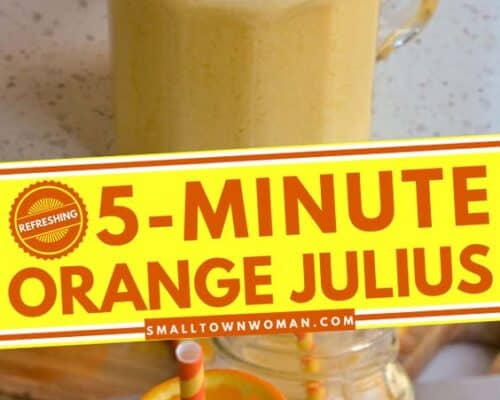 Orange Julius (5 Ingredient Copycat Recipe) | Small Town Woman